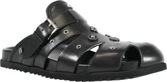 John Richmond Homme, Chaussures, Noir, Taille: 44 EU Sandale Contemporaine Robuste