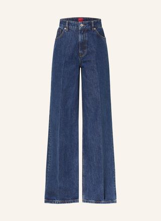 HUGO BOSS Hugo Wide Leg Jeans blau