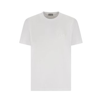 Dior CD Icon Relaxed-Fit T-Shirt - - Tops - Herren - Wei&szlig; - S