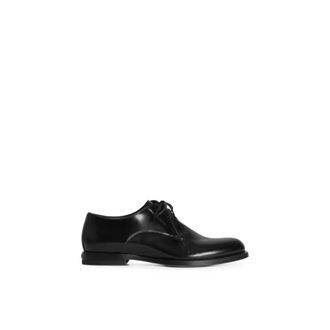 Dolce & Gabbana Chaussures &agrave; lacets en cuir de veau - Femme - Chaussures - Noir - Taille: 37 1/2 EU