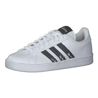 adidas Grand Court Base Beyond Chaussures de Sport pour Homme, Noir/Blanc (Ftwbla Negb&aacute;s Ftwbla), 43 1/3 EU