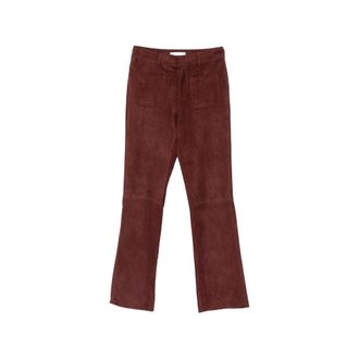 BA&SH Suede Flared Trousers