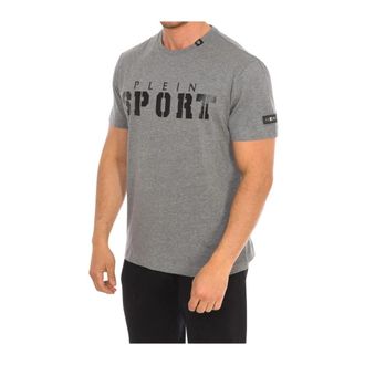 Plein Sport T-Shirt mit kurzen &Auml;rmeln und Claw-Print - - Sport - Herren - Grau - M