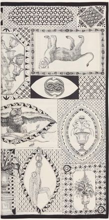 Inou&iuml; Editions Inoui Editions Seidentuch Barocco schwarz