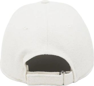 Ballantyne BMN018 Wool Melton with Logo Baseball Cap - White