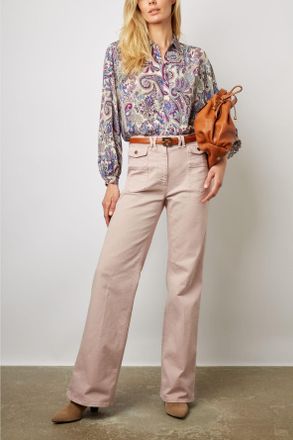 Gerard Darel Chemise imprim&eacute; cachemire - AALIYAH - Naturel