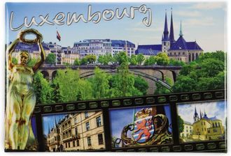 Generic Luxemburg Foto Magnet Germany Luxembourg Palais Pont Adolphe Gelle Fra