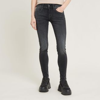 G-Star Lynn Mid Skinny Jeans - Schwarz - Damen