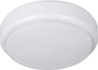 M&uuml;ller-Licht LED FeuchtraumleuchtePictor-Sensor - ideal geeignet f&uuml;r Flur- und Kellerr&auml;ume zur Wa, 17.5 x 17.5 x 6.4 cm, Wei&szlig;