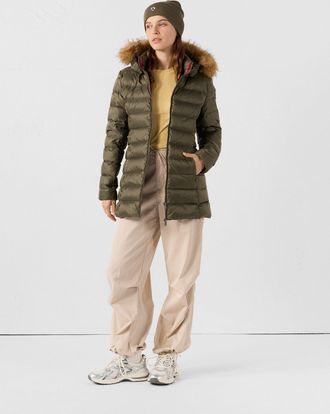 Jott Doudoune mi-longue Grand Froid Army Perle - Taille XXL