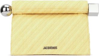 Jacquemus Femme, Sacs, Jaune, Taille: ONE Size La Pochette Rond Carr&eacute;