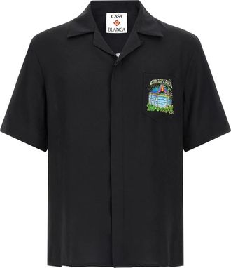 Casablanca Homme, Chemises, Noir, Taille: XL Chemises