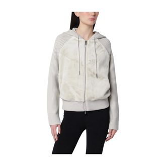 Moose Knuckles Pull &agrave; capuche Junction - Femme - Sweatshirts et sweats &agrave; capuche - Beige - Taille: 42 FR