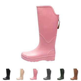Generic Bottes en caoutchouc imperm&eacute;ables larges pour homme - Pour le travail et la pluie - Pour lext&eacute;rieur, la neige, la pluie - Longueur genou - Bottes de j