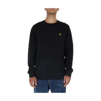 Lyle & Scott Klassischer Sweatshirt mit Stilvollem Druck - - Knitwear - Herren - Schwarzk - 2XL