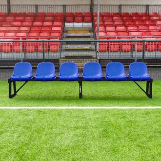 FZ Forza Aluminium Spielerbank und Ersatzbank | 4 Gr&ouml;&szlig;e & 7 Farben erh&auml;ltlich | Robuste Sitzbank f&uuml;r die Seitenlinie | Sportsitz aus Polyethylen hoher Dichte |