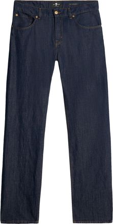 7 For All Mankind Herren The Straight Total Jeans, Dark Blue, 32W EU