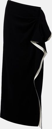 Proenza Schouler Jupe longue Cella en cr&ecirc;pe &agrave; volants