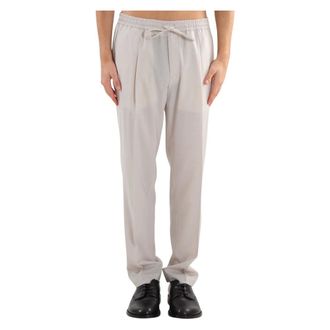 BRIGLIA 1949 Pantalon en laine Marzotto pour Wimbledon - Homme - Pantalons - Blanc - Taille: S