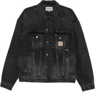 Carhartt Work in Progress Homme, Vestes, Noir, Taille: S Denim Jacket