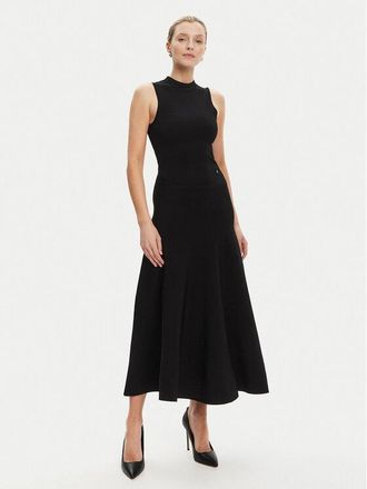 Guess Strickkleid W5YK0S Z0241 Schwarz Regular Fit