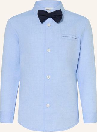 s.Oliver S.Oliver Red Set: Hemd Und Fliege blau