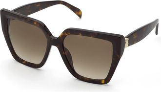 Tous Damen Stoc40 Sonnenbrille, Braun/Gelb (Shiny Brown/Yellow Havana), 56/17/140