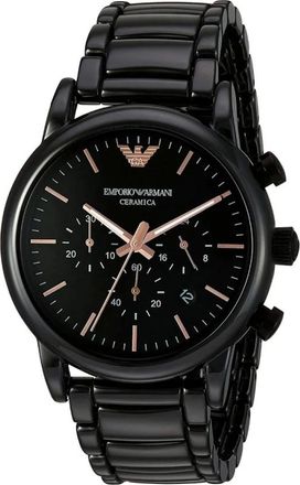 Emporio Armani Montre Chronographe Luigi - Homme - Accessoires - Noir - Taille: ONE Size