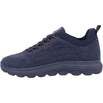 Geox Femme D Spherica A Sneakers, Navy, 36 EU
