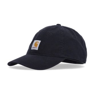 Carhartt Work in Progress Casquette Noire Visi&egrave;re Courb&eacute;e Logo Brod&eacute; - Homme - Accessoires - Noir - Taille: ONE Size