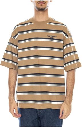 Carhartt Work in Progress Homme, Tops, Brun, Taille: XL Malone T-Shirt