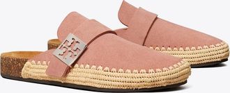 Tory Burch Damen Mellow Pantolette aus Raffiabast