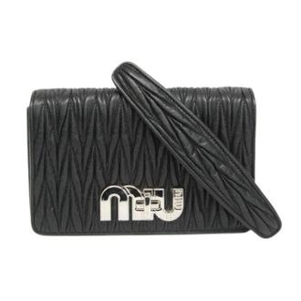 Miu Miu Pre-owned Leder-Umh&auml;ngetasche - - Pre-owned - Damen - Schwarzk - ONE SIZE