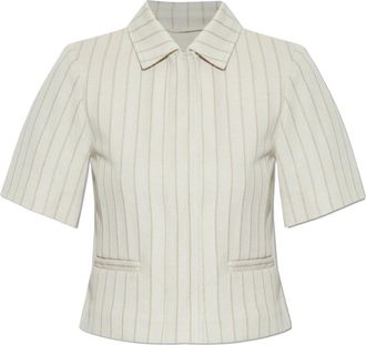 Max Mara Femme, Blouses et Chemises, Beige, Taille: 36 FR Angio Shirt