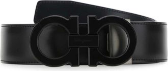 Ferragamo Homme, Accessoires, Noir, Taille: 115 CM Gancini Reversible Belt