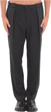 BRIGLIA 1949 Homme, Pantalons, Vert, Taille: XS Pantalon en Laine Fine Portobello