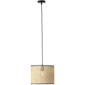 Brilliant Lampe Wiley suspension lumineuse 30cm rotin 1x A60, E27, 60W, adapt&eacute; aux lampes standard (non incluses) &Eacute;chelle a ++ &agrave; e Le c&acirc;ble peut &ecirc;tre raccourci