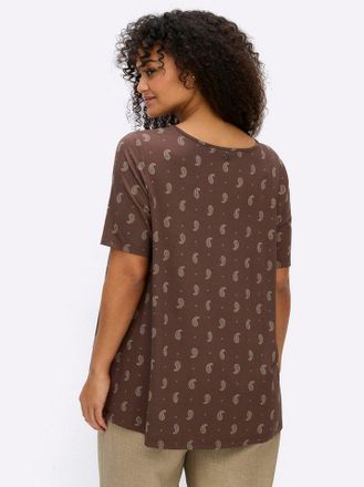 Sheego T-Shirt Halbarmshirt Kurzarm