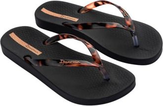 Ipanema Tongs Anat Connect Ii Fem pour femme, Noir/transparent, 39 EU