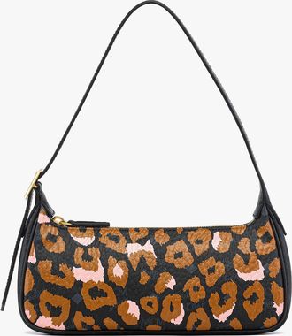 MCM Aren Schultertasche in Leopard Visetos