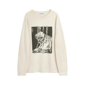 Our Legacy Sweatshirt mit Rundhalsausschnitt - - Sweatshirts & Hoodies - Herren - Beige - M