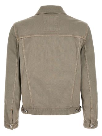 Brunello Cucinelli Cotton Twill Jacket - Gray-green