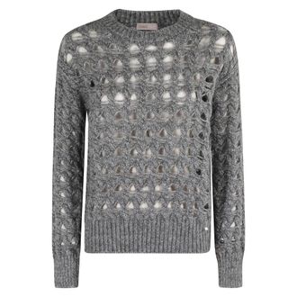 Herno Damen, Strickwaren, Grau, SGr&ouml;&szlig;e
