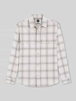 HUGO BOSS Relaxed Fit Hemdjacke aus Woll-Mix Modell C-OWEN-K-2PP-263
