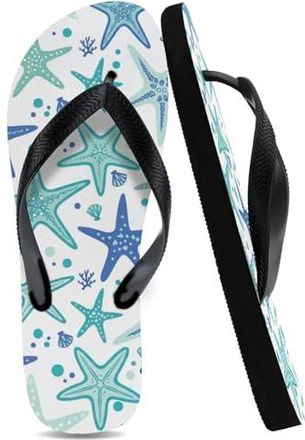 Generic Tongs unisexes pour femme, sandales de salle de bain, sandales de douche, sandales &agrave; semelle plate, pantoufles de bain, cadeaux pour hommes, &Eacute;toiles d