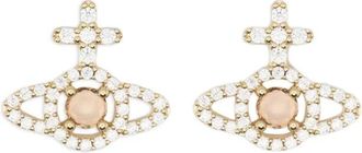 Vivienne Westwood Femme, Accessoires, Jaune, Taille: ONE Size Olympia CZ Earrings