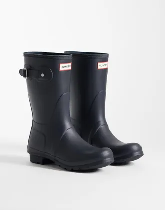 Hunter Original - Bottes courtes en caoutchouc - Bleu marine