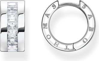 Thomas Sabo Creolen weiße Steine Pavé silber Recyceltes 925 Silber CR670-051-14