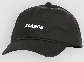 XLARGE Label Brand 6 Panel Cap black