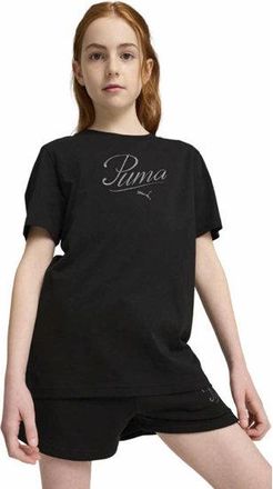 Puma Essential Script Jr - T-Shirt - M&auml;dchen